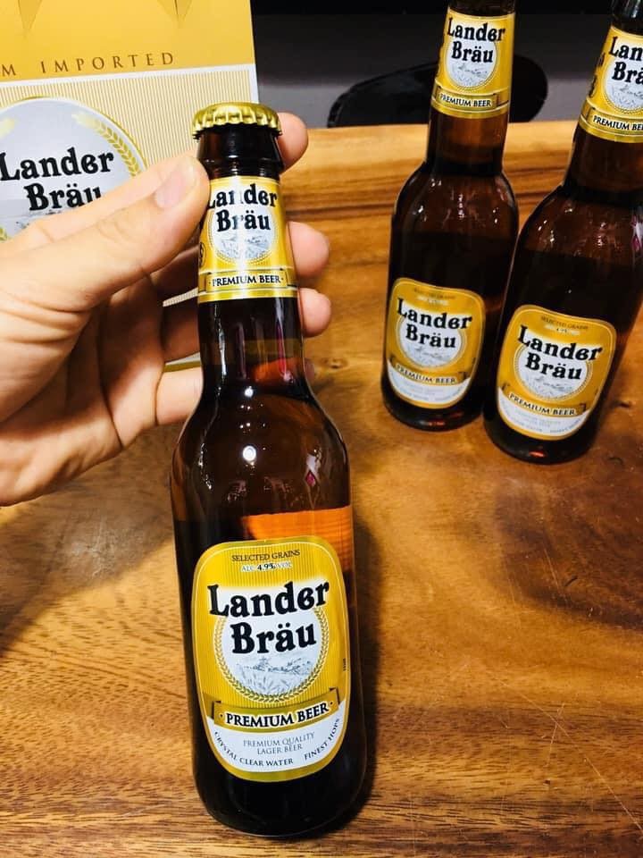 Bia Lander Brau Premium 4,9%-chai 330 ml